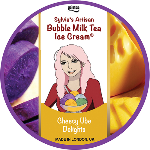 Ube Cheesy (Yam and Cheese) | Sylvia's Artisan Deluxe Gelato®